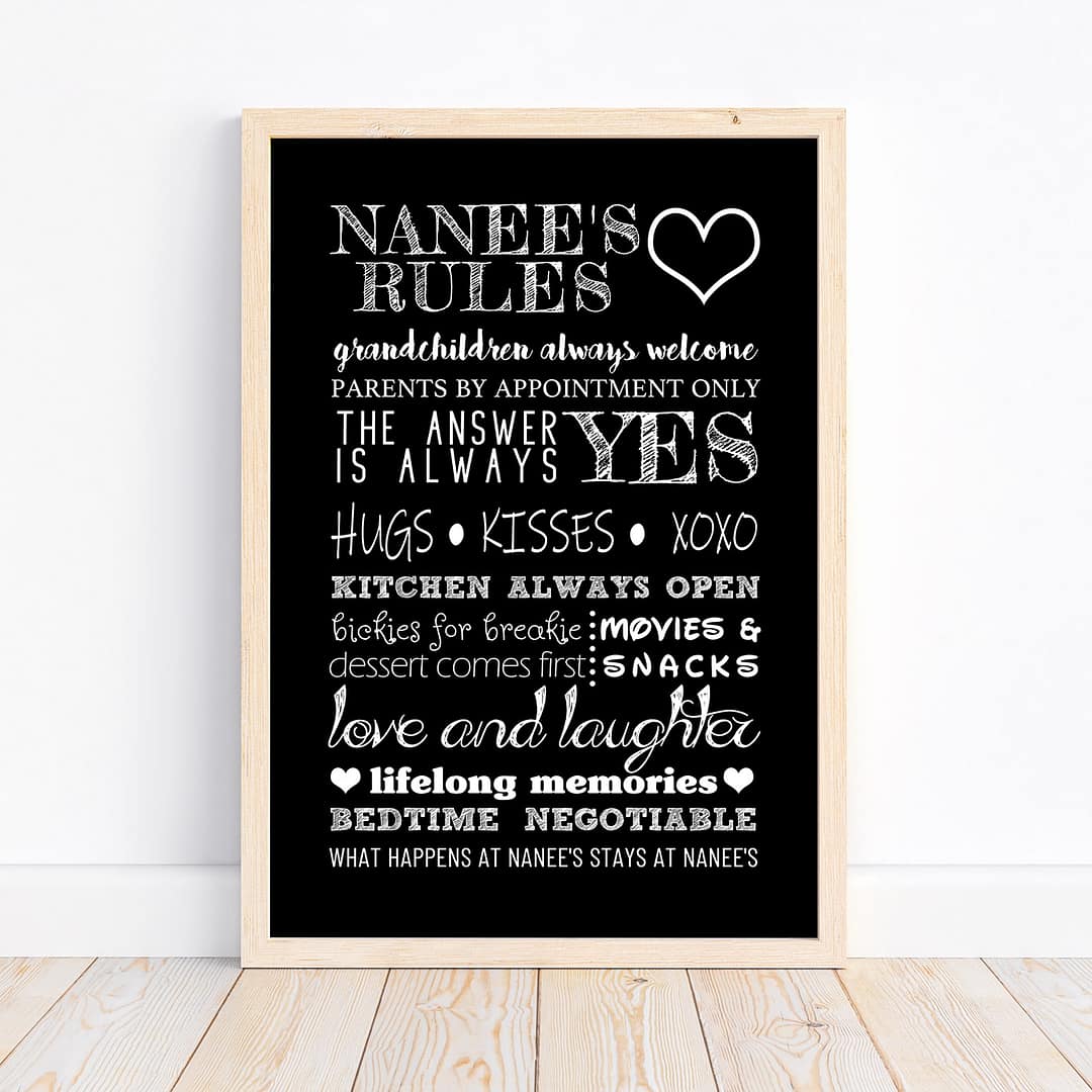 Custom Rules Print - Autumn Designs