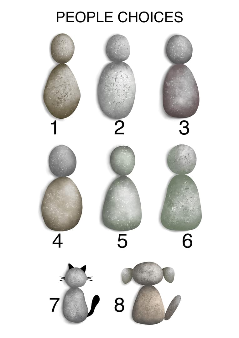 Pebbles Family Print - Autumn Designs